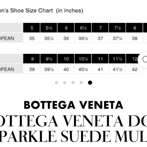 Bottega Veneta | Shoes | Bottega Veneta Dot Sparkle Suede Mule Size 36 ...